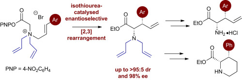 Isothiourea-catalysed chemo- and enantioselective [2,3]-sigmatropic rearrangements of N,N ...
