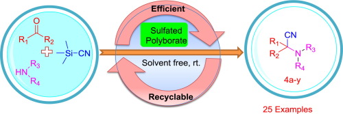 Expeditious and efficient synthesis of Strecker’s α-aminonitriles ...