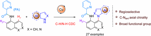 Copper(II)-Mediated Chelation-Assisted Regioselective N-Naphthylation ...