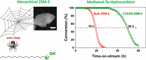 十六烷基三甲基铵为介孔原和结构导向剂的一步法合成ZSM-5,Chemistry of Materials - X-MOL