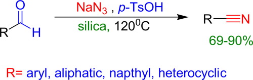 p-TsOH mediated solvent and metal catalyst free synthesis of nitriles ...