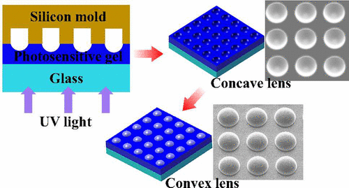 Fabrication of a Microlens Array with Controlled Curvature by Thermally ...
