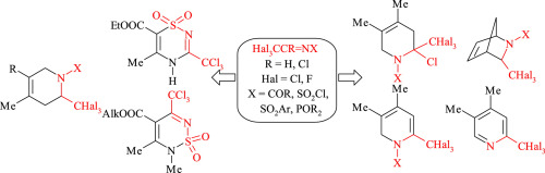 Synthesis of α-CF3- and α-CCl3 substituted nitrogen heterocycles by aza ...