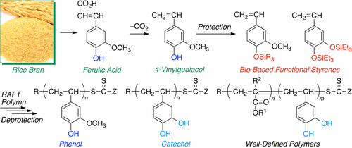 Bio-Based Functional Styrene Monomers Derived from Naturally Occurring ...