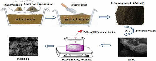 Amorphous MnO2 Modified Biochar Derived from Aerobically Composted ...