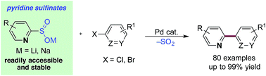 Pyridine sulfinates as general nucleophilic coupling partners in ...