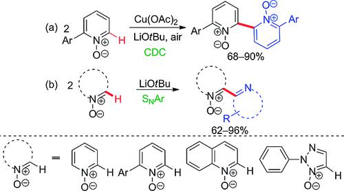 2,2′-Homocoupled Azine N,N′-Dioxides or Azine N-Oxides: CDC- or SNAr ...