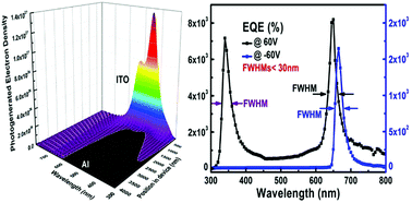Photomultiplication type narrowband organic photodetectors working at ...