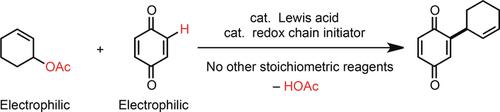 Catalytic Electrophilic Alkylation of p-Quinones through a Redox Chain ...