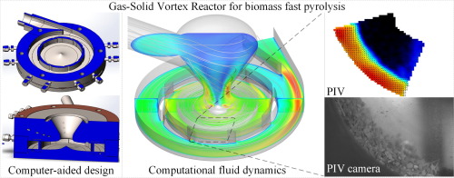 Design and cold flow testing of a Gas-Solid Vortex Reactor ...