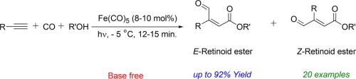 One pot synthesis of important retinoid synthon by the catalytic ...