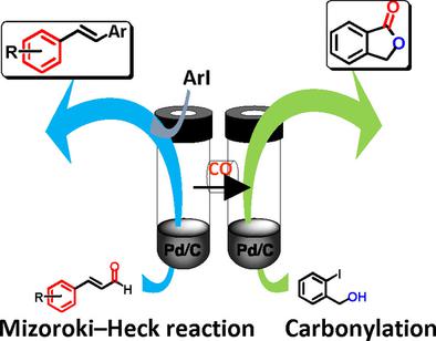 Heterogeneous One-Pot Carbonylation and Mizoroki–Heck Reaction in a ...