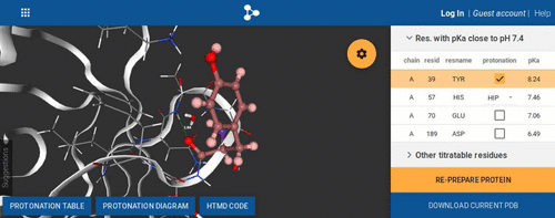 PlayMolecule ProteinPrepare: A Web Application for Protein Preparation ...