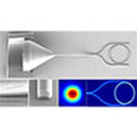 Polymer micro-ring resonator integrated with a fiber ring laser for ...