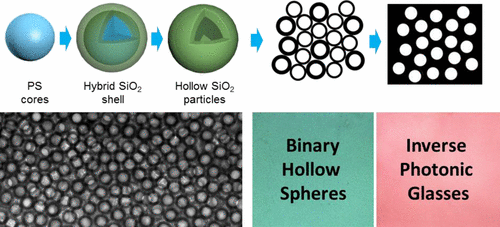 Inverse Photonic Glasses by Packing Bidisperse Hollow Microspheres with ...