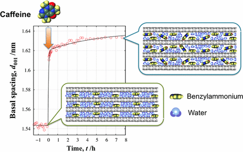 Kinetics of Interlayer Expansion of a Layered Silicate Driven by ...