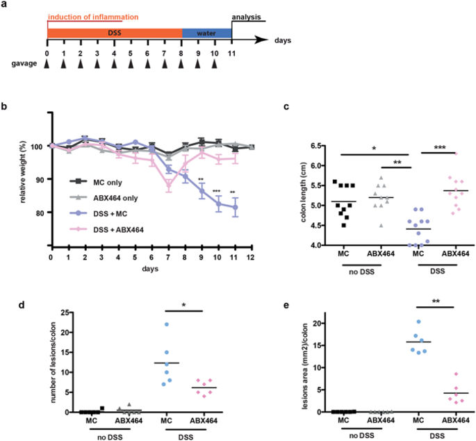 抗 HIV 候选药物 Abx464 通过触发激活的巨噬细胞产生 IL-22 来抑制肠道炎症。,Scientific Reports - X-MOL