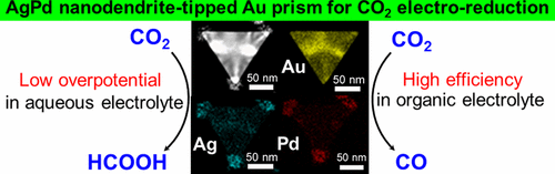 Site-Selective Growth of AgPd Nanodendrite-Modified Au Nanoprisms: High ...