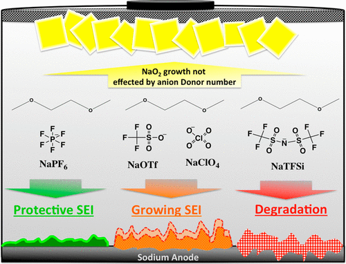 Role of Electrolyte Anions in the Na–O2 Battery: Implications for NaO2 ...
