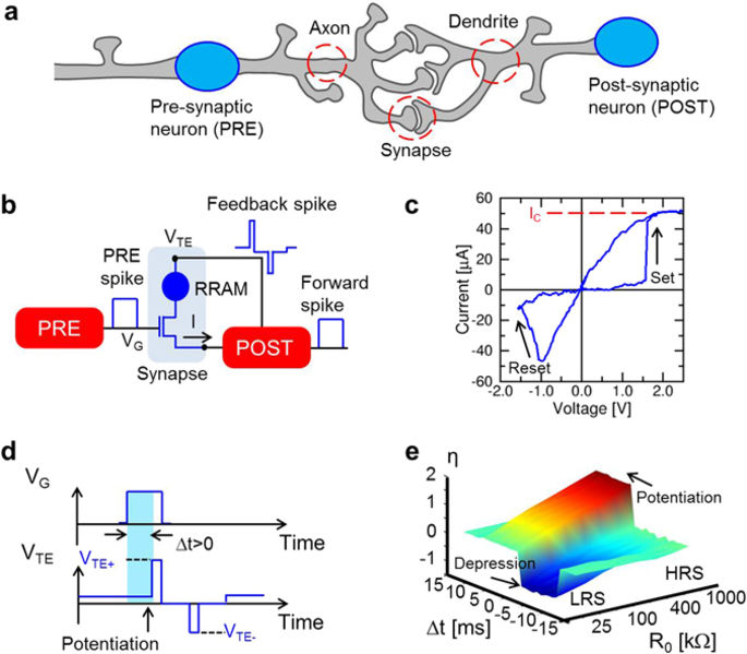 Memristive neural network for on-line learning and tracking with brain-inspired spike timing ...