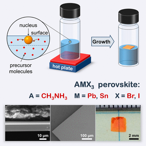 The Role of Surface Tension in the Crystallization of Metal Halide ...