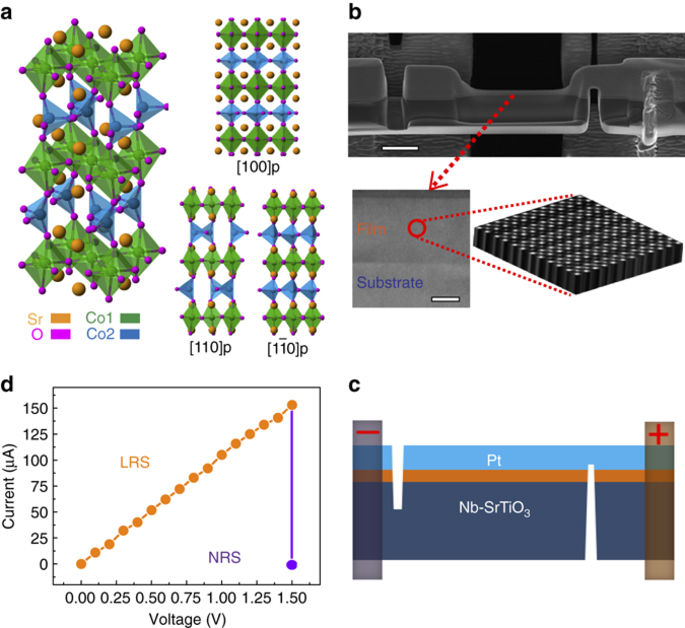 Atomic-resolution imaging of electrically induced oxygen vacancy ...
