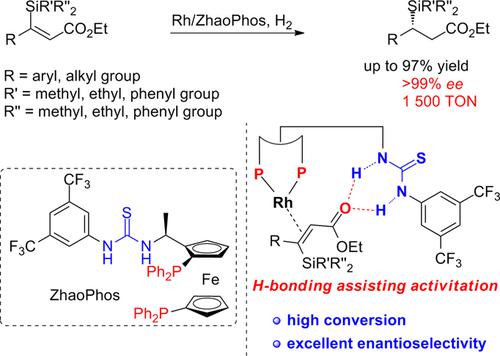 Enantioselective Synthesis of Chiral 3-Substituted-3-silylpropionic ...