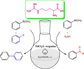 l-Arginine as a base and ligand for the palladium-catalyzed C-C and C-N ...