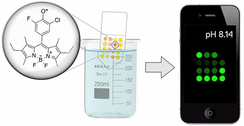 光学pH传感器，覆盖pH 0–14范围，与移动设备读数兼容，并基于一组合理设计的指示染料,Analytical Chemistry - X-MOL
