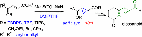Anti-addition of Dimethylsulfoxonium Methylide to Acyclic α,β ...