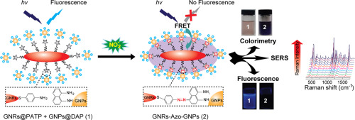 Griess reaction-based paper strip for colorimetric/fluorescent/SERS ...