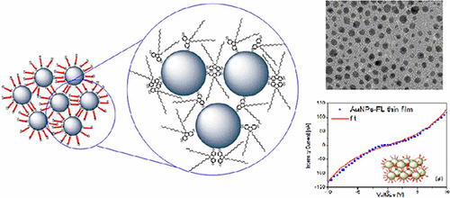 Electronic Properties of a Functionalized Noble Metal Nanoparticles ...