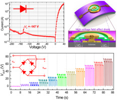 Flexible transparent high-voltage diodes for energy management in ...