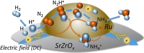 Elucidation of the role of electric field on low temperature ammonia ...