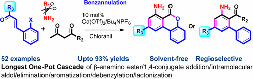 Amine-Triggered Highly Facile Oxidative Benzannulation Reaction for the ...