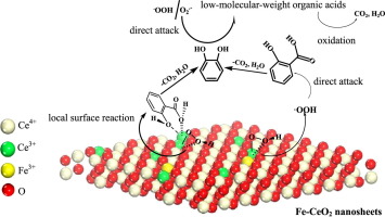 Fe doped CeO2 nanosheets as Fenton-like heterogeneous catalysts for ...