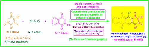 Catalyst-Free One-Pot Three-Component Synthesis of Diversely Substituted 5-Aryl-2-oxo-/thioxo-2 ...