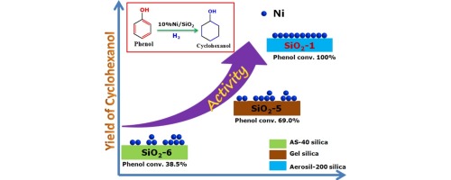Highly selective hydrogenation of phenol to cyclohexanol over nano ...