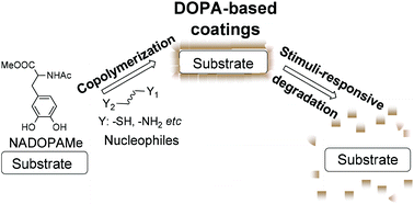 A one step method for the functional and property modification of DOPA ...