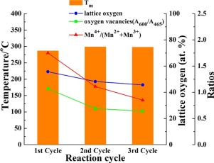 The key surface species and oxygen vacancies in MnOx(0.4)-CeO2 toward ...