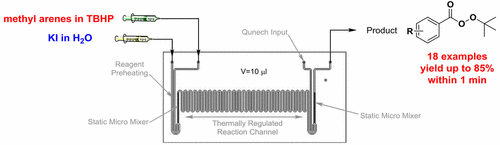 Microfluidic Synthesis of tert-Butyl Peresters via KI-Catalyzed ...