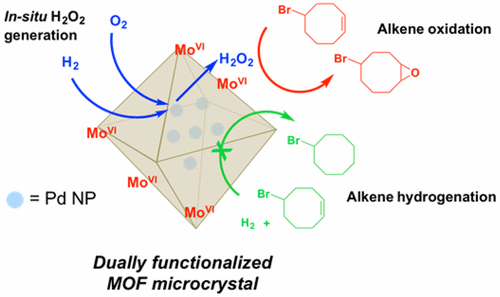 Coupling Molecular and Nanoparticle Catalysts on Single Metal–Organic ...