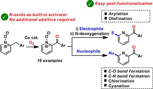 Copper‐Catalyzed Aerobic Oxygenation of Benzylpyridine N‐Oxides and ...