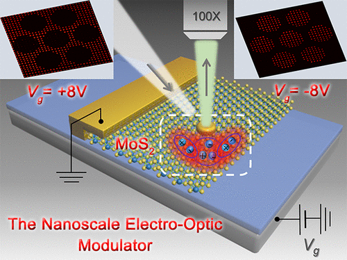 Single-Nanoparticle Plasmonic Electro-optic Modulator Based on MoS2 ...