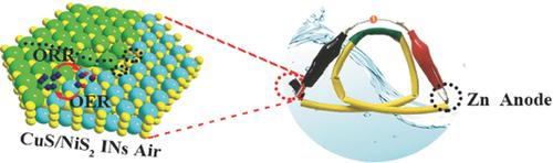 CuS / NiS2纳米晶体上的原子级耦合界面和晶格畸变增强了柔性Zn-空气电池的氧催化作用,Advanced Functional Materials - X-MOL