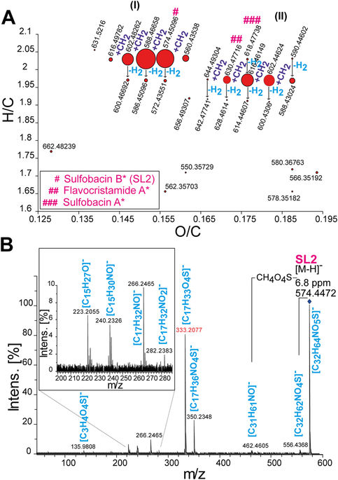 Sulfonolipids as novel metabolite markers of Alistipes and Odoribacter ...