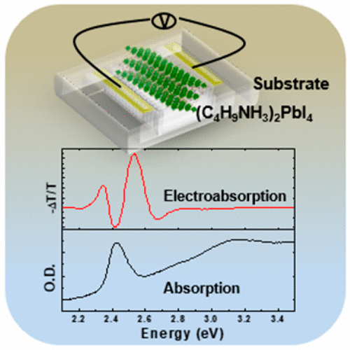 Electroabsorption Spectroscopy Studies of (C4H9NH3)2PbI4 Organic ...