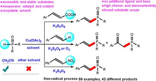 Solvent‐Controlled Copper‐Catalyzed Radical Decarboxylative Coupling ...