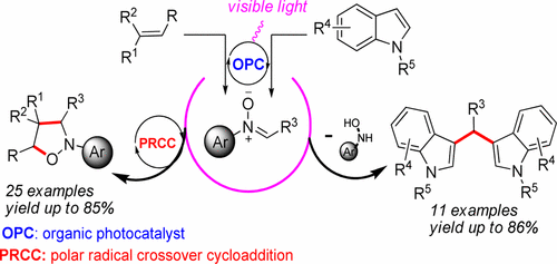 Visible-Light-Mediated Anti-Regioselective Nitrone 1,3-Dipolar ...