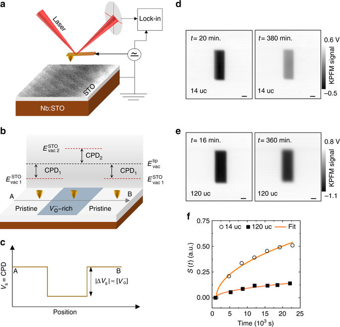 Controlled manipulation of oxygen vacancies using nanoscale ...